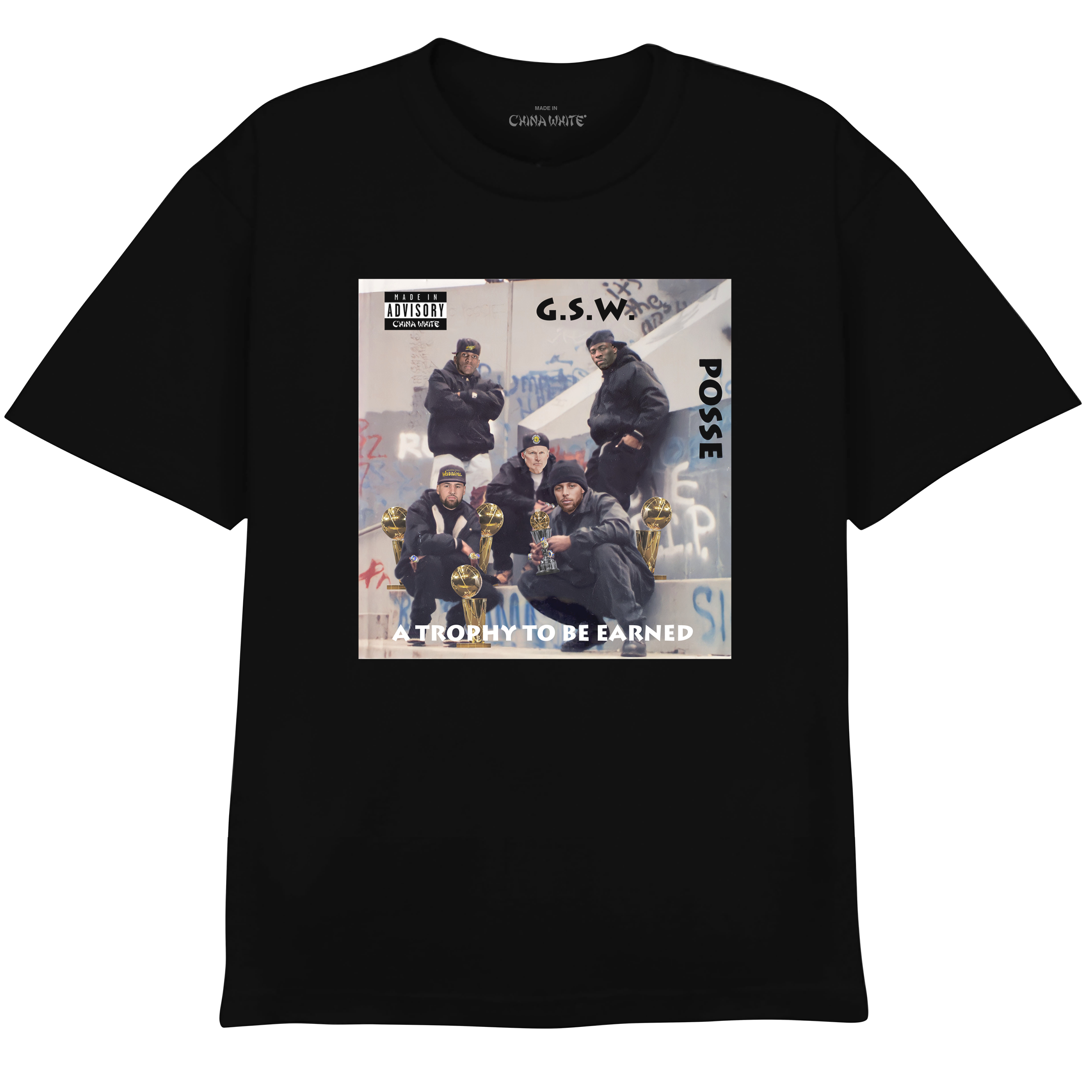 GSW POSSE - A TROPHY TO BE EARNED – Made In China White